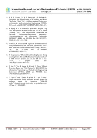Hybrid Approach for apple fruit disease detection, yield estimation and ...