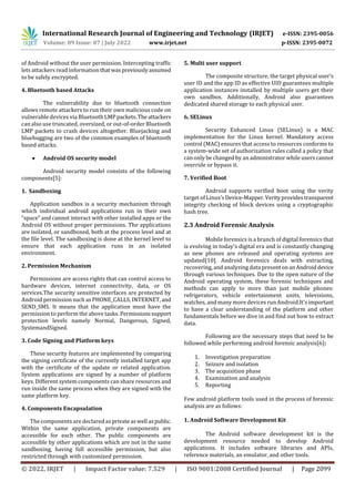 Forensic Tool for Android Mobile Device | PDF | Operating Systems | Computer Software and ...