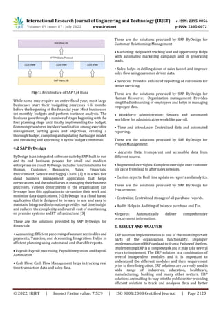 Analysis of Impact by SAP in ERP | PDF