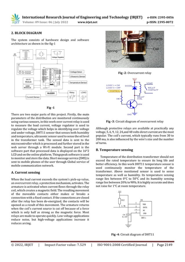 TRANSFORMER HEALTH MONITORING SYSTEM | PDF