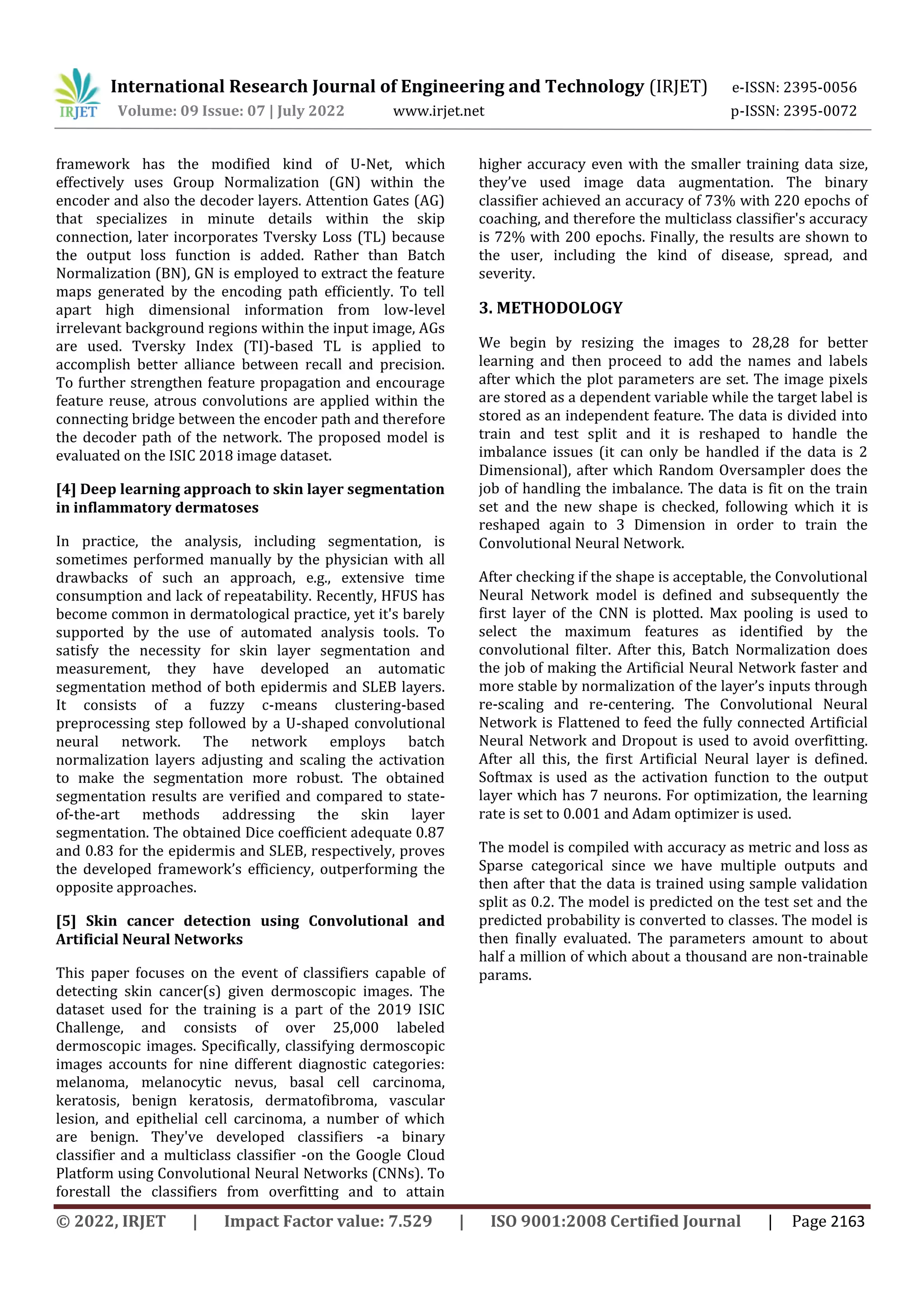Skin Disease Detection Using Convolutional Neural Network Pdf