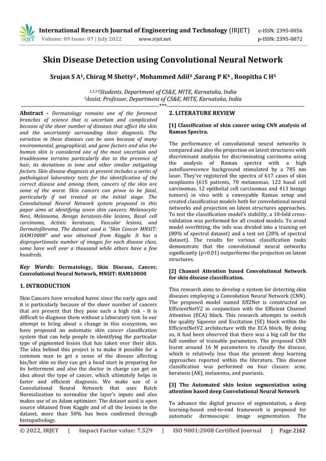Skin Disease Detection Using Convolutional Neural Network Pdf 