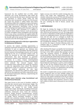 Skin Disease Detection using Convolutional Neural Network | PDF