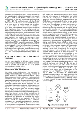 ACTIVATED FLUX WELDING: A REVIEW | PDF