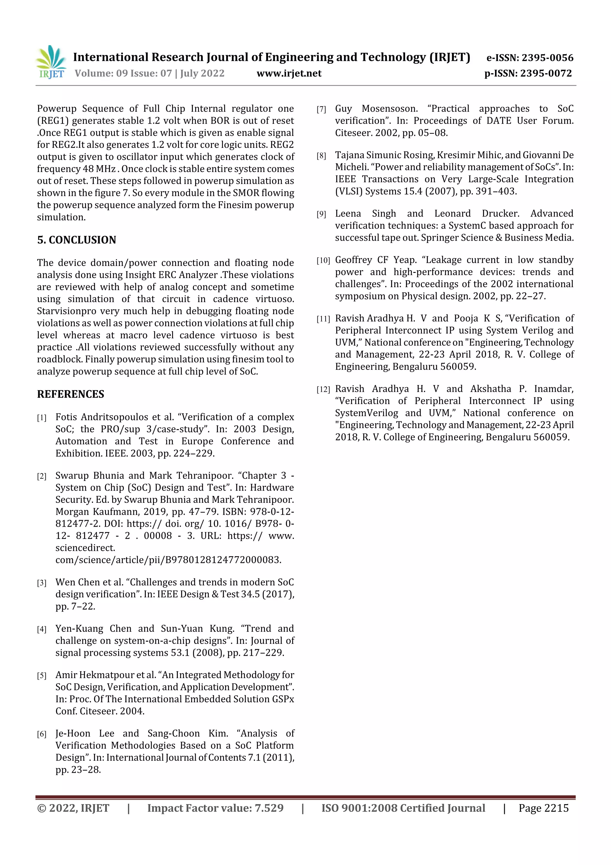 Electrical Rule Check Verification Methodology For SoC | PDF