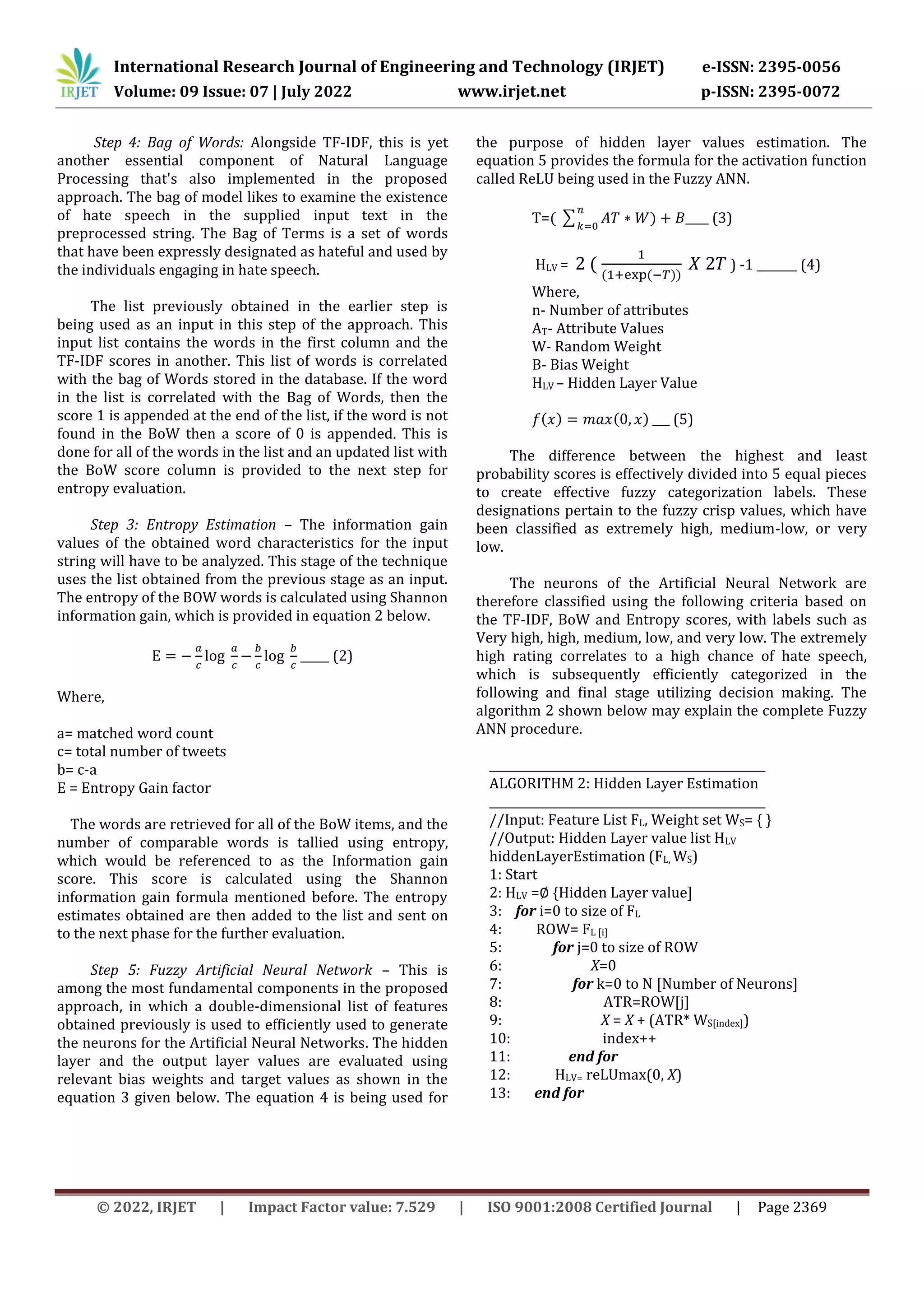 Hate Speech Recognition System Through Nlp And Deep Learning Pdf