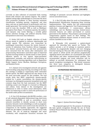 Hate Speech Recognition System through NLP and Deep Learning | PDF