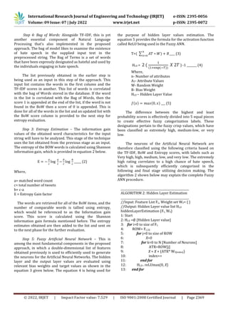 Hate Speech Recognition System through NLP and Deep Learning | PDF