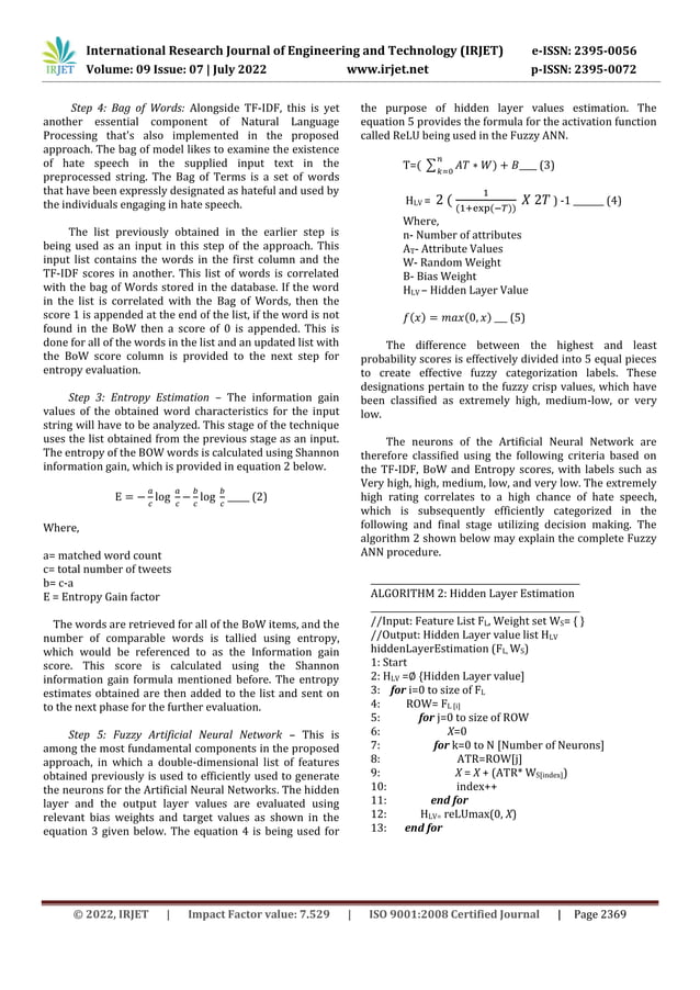 Hate Speech Recognition System through NLP and Deep Learning | PDF