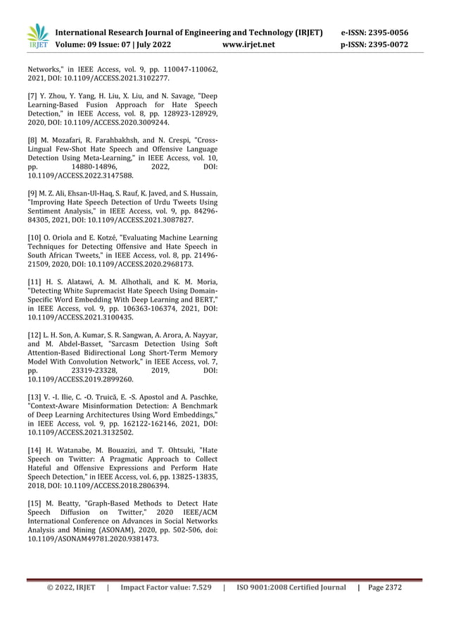 Hate Speech Recognition System through NLP and Deep Learning | PDF