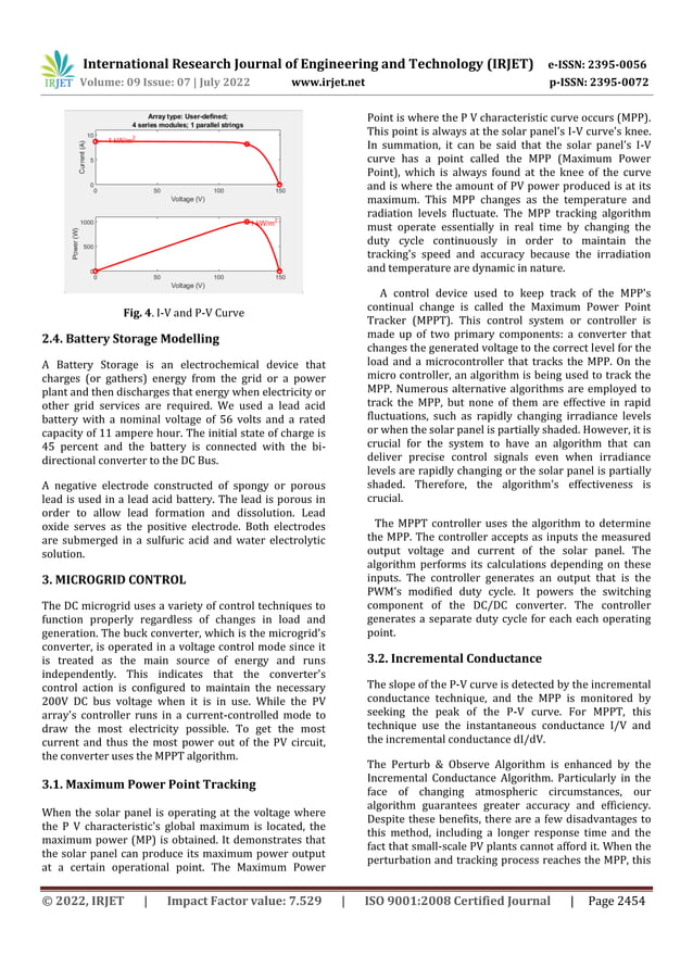 Design and Simulation of DC Microgrid with DC-DC Bi-directional Converter | PDF