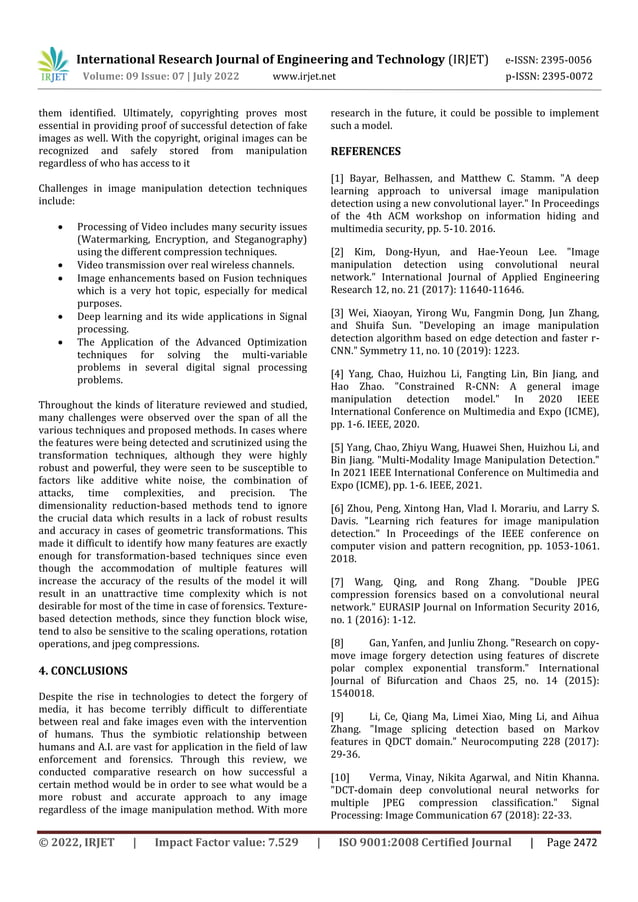 Image Forgery Detection Methods A Review Pdf