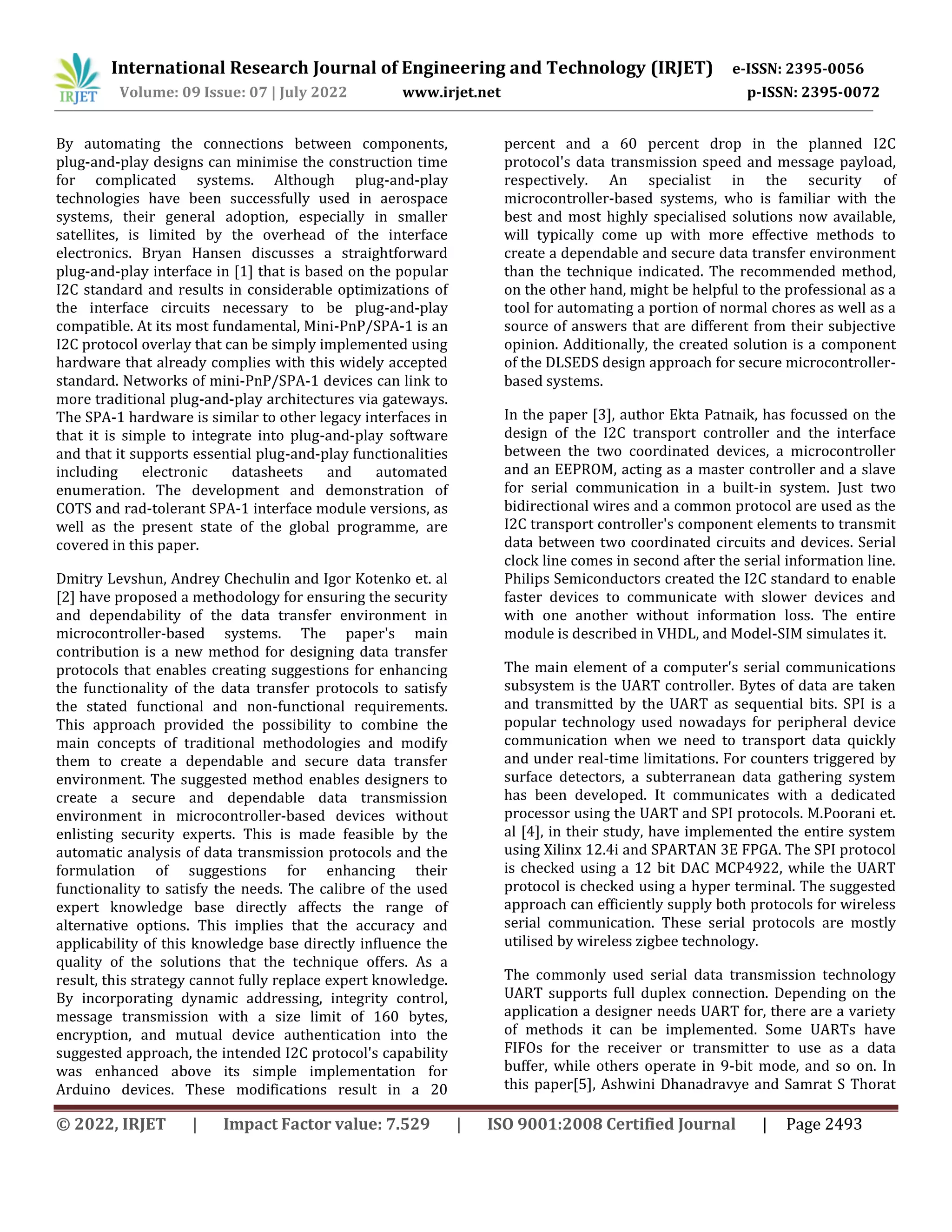 A Survey on System-On-Chip Bus Protocols | PDF
