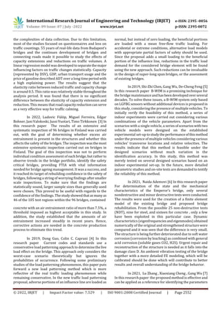 Investigation And Analysis of Traffic Flow Capacity And Level of Service Determination of Three ...