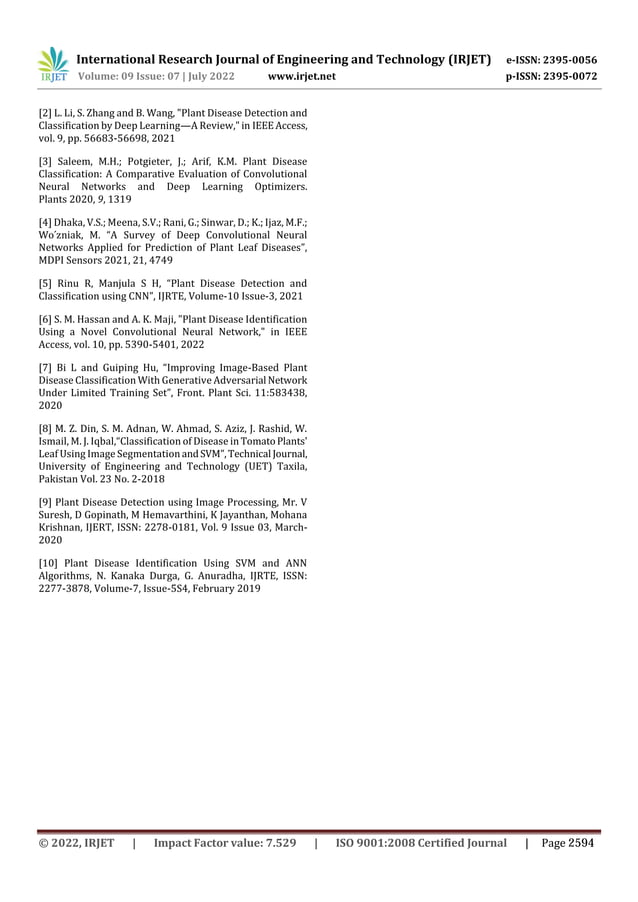 Plant Disease Detection and Severity Classification using Support Vector Machine and ...