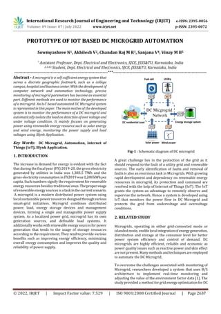 PROTOTYPE OF IOT BASED DC MICROGRID AUTOMATION | PDF