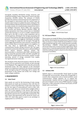 PROTOTYPE OF IOT BASED DC MICROGRID AUTOMATION | PDF