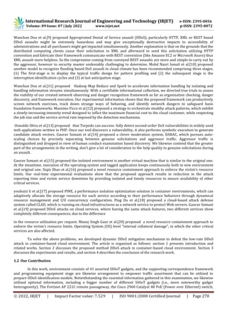 IMPROVING DDOS DETECTION IN IOT DEVICES | PDF | Cloud Computing | Internet