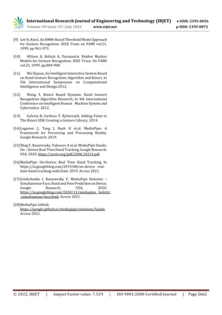 Smart Presentation Control by Hand Gestures Using Computer Vision and ...