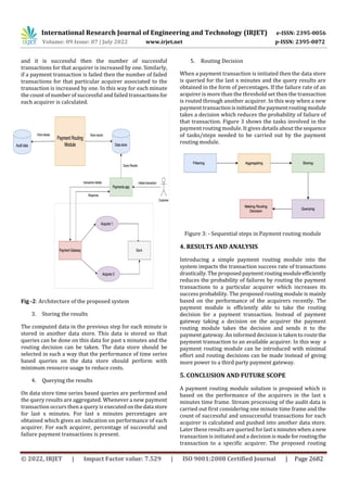 Payment Routing Module using Kafka Streams | PDF
