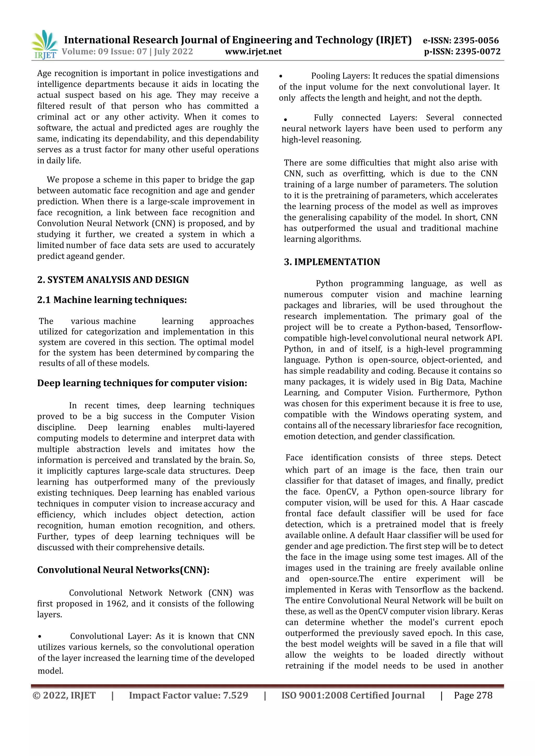 Age And Gender Classification Using Convolutional Neural Network Pdf