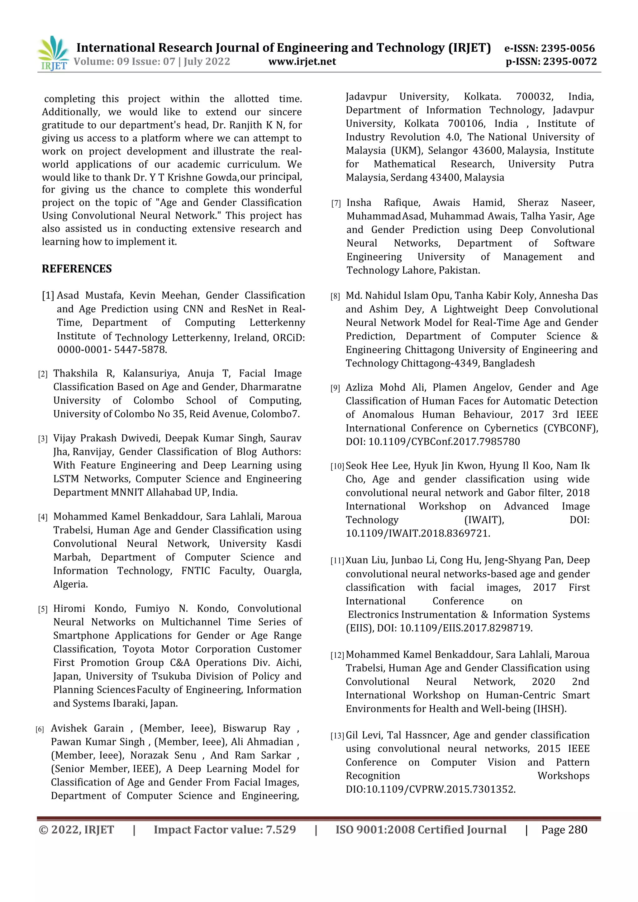 Age And Gender Classification Using Convolutional Neural Network Pdf