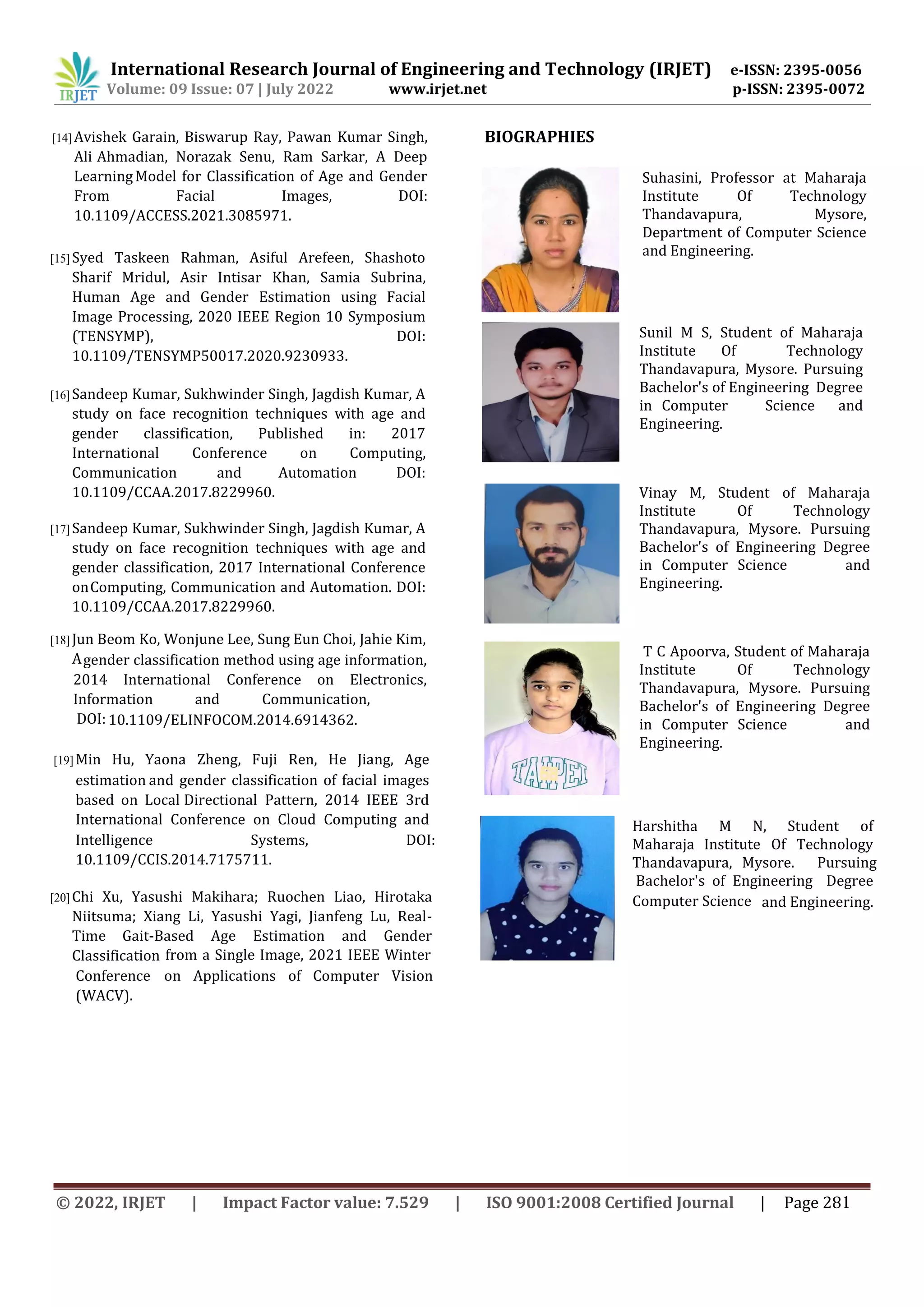 Age and Gender Classification using Convolutional Neural Network | PDF