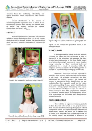 Age and Gender Classification using Convolutional Neural Network | PDF