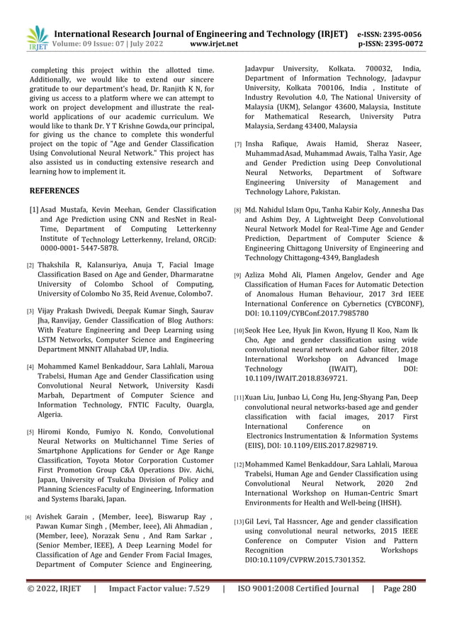 Age and Gender Classification using Convolutional Neural Network | PDF