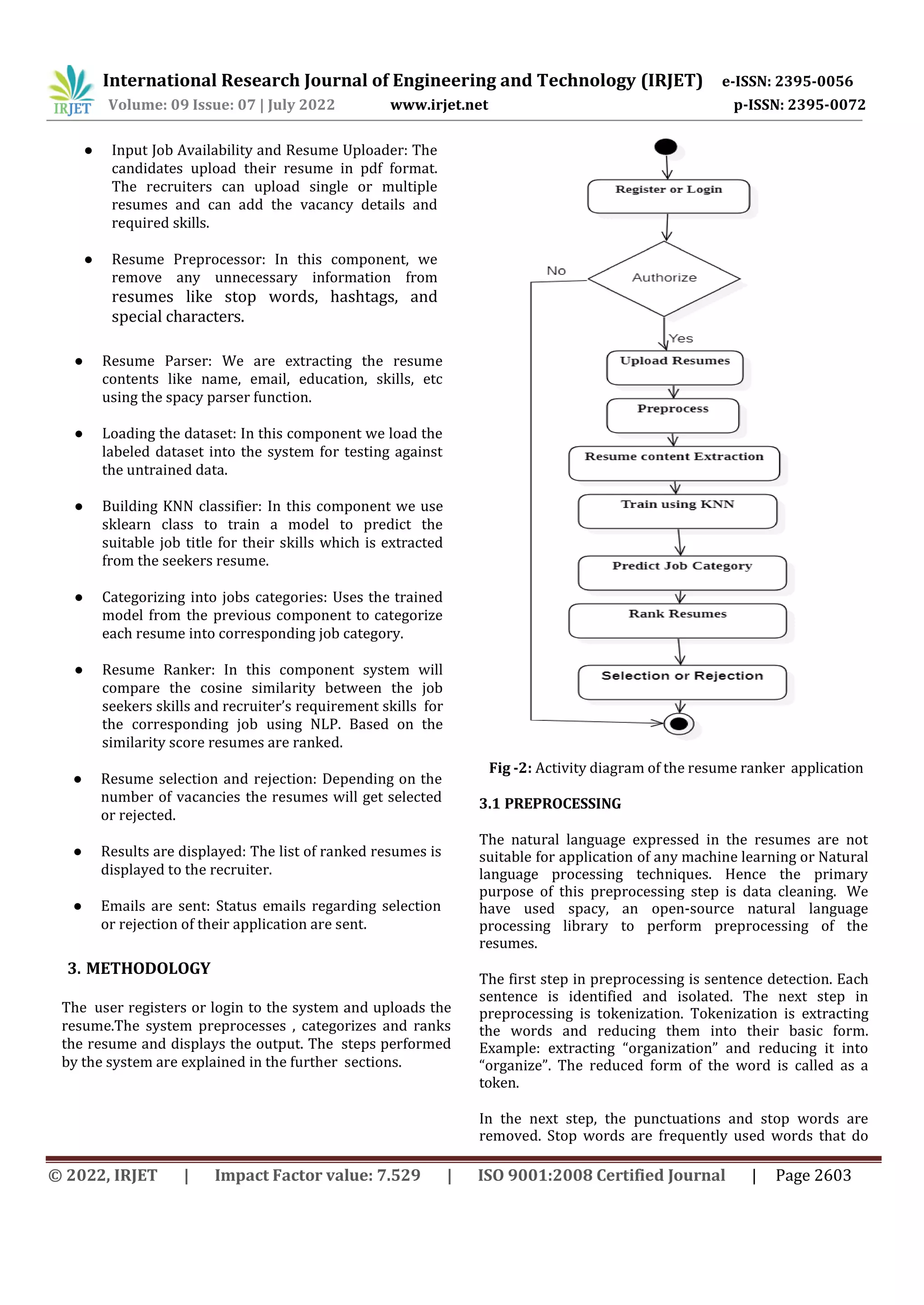 A WEB BASED APPLICATION FOR RESUME PARSER USING NATURAL LANGUAGE PROCESSING TECHNIQUES | PDF ...