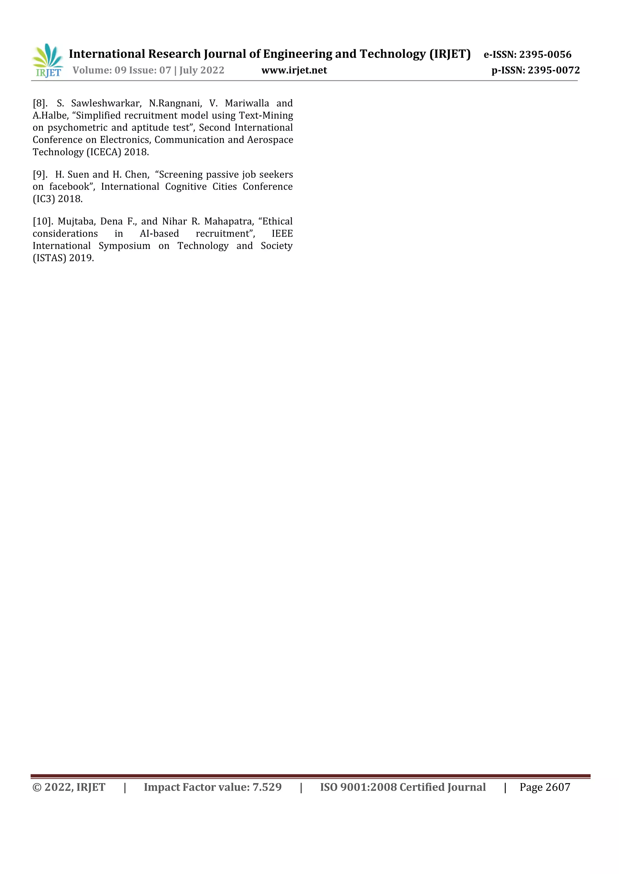 A WEB BASED APPLICATION FOR RESUME PARSER USING NATURAL LANGUAGE PROCESSING TECHNIQUES | PDF ...