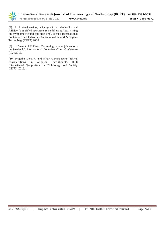 A WEB BASED APPLICATION FOR RESUME PARSER USING NATURAL LANGUAGE PROCESSING TECHNIQUES | PDF ...