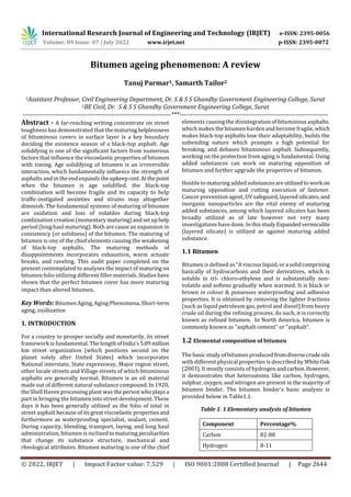 Bitumen ageing phenomenon: A review | PDF | Chemistry | Science