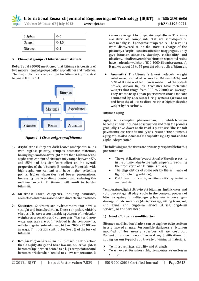 Bitumen ageing phenomenon: A review | PDF