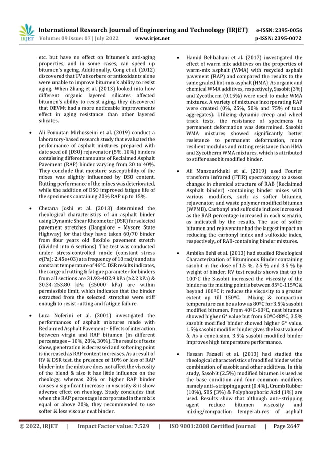 Bitumen ageing phenomenon: A review | PDF