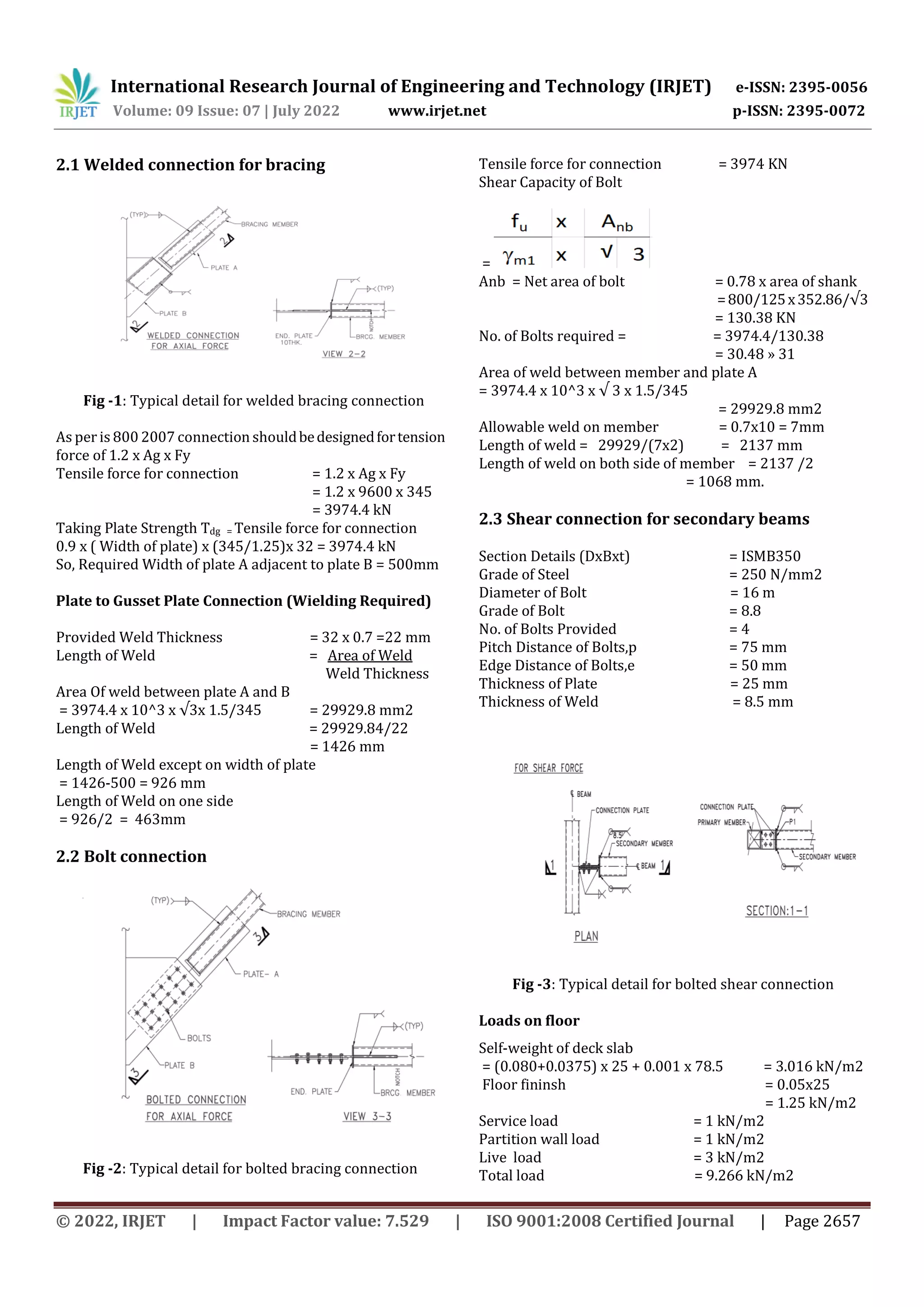 Design of Connections in Tubular Structure | PDF