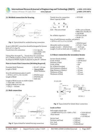 Design of Connections in Tubular Structure | PDF