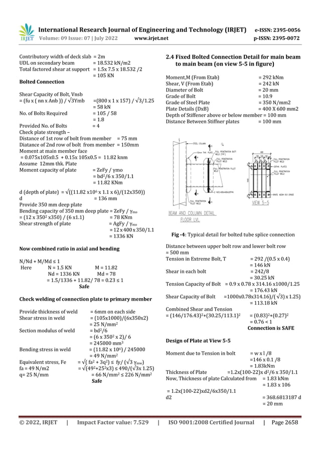 Design of Connections in Tubular Structure | PDF | Construction ...