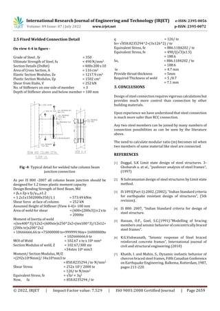 Design of Connections in Tubular Structure | PDF