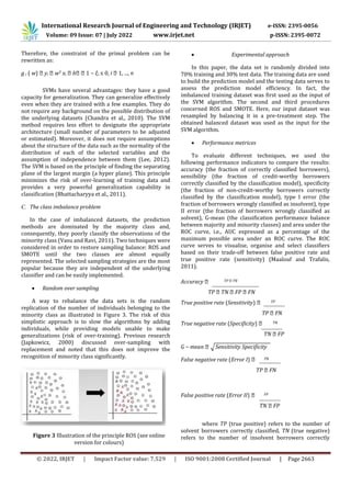 Credit risk assessment with imbalanced data sets using SVMs | PDF