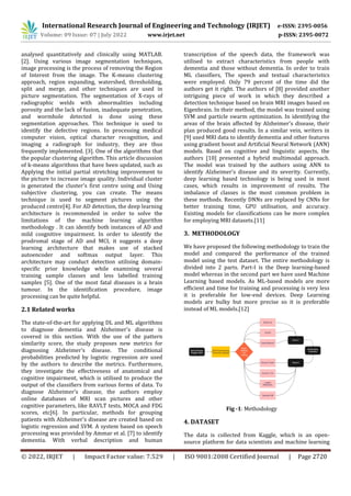 Early Detection of Alzheimer’s Disease Using Machine Learning ...
