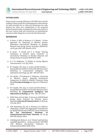 Energy Efficient Optimized LEACH-C Protocol using PBO Algorithm For Wireless Sensor Network | PDF