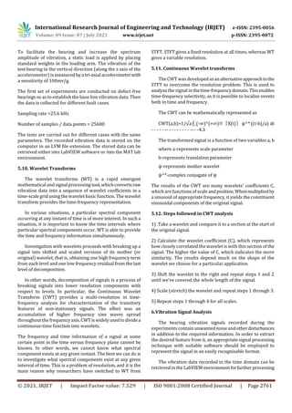 Fault Detection and Condition Monitoring of Rolling Contact Bearings using Vibration Signature ...
