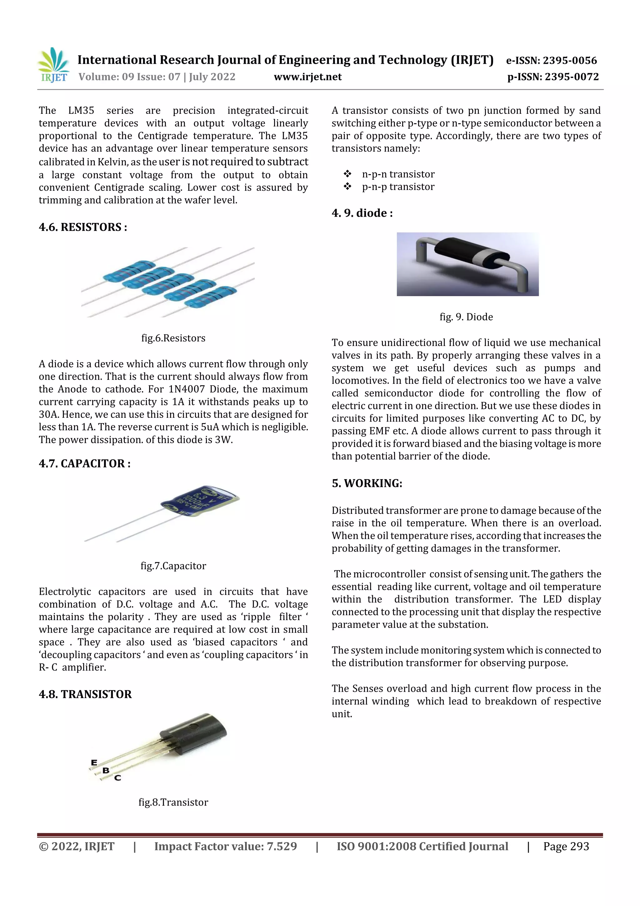 Transformer Fault Detection And Monitoring Pdf Technology And Computing