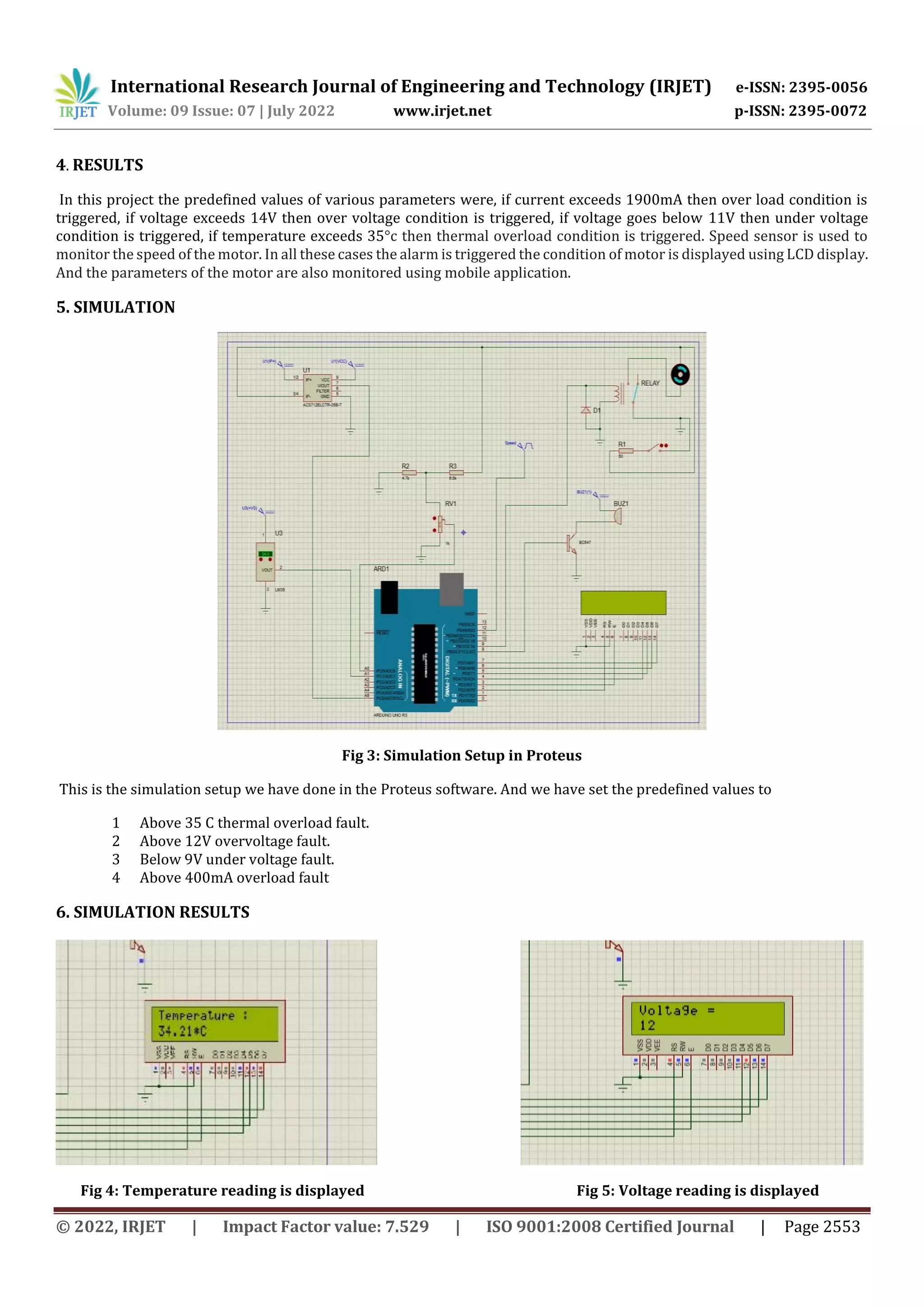IOT BASED ELECTRICAL MOTOR CONTROL AND MONITORING | PDF