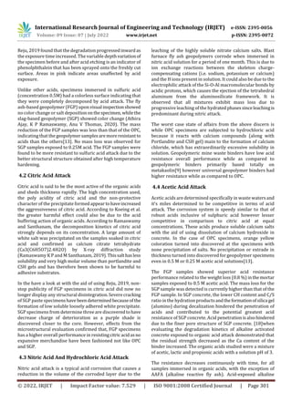 Durability of Alkaline activated slag concrete in Aggressive Acidic Environment: A Review | PDF