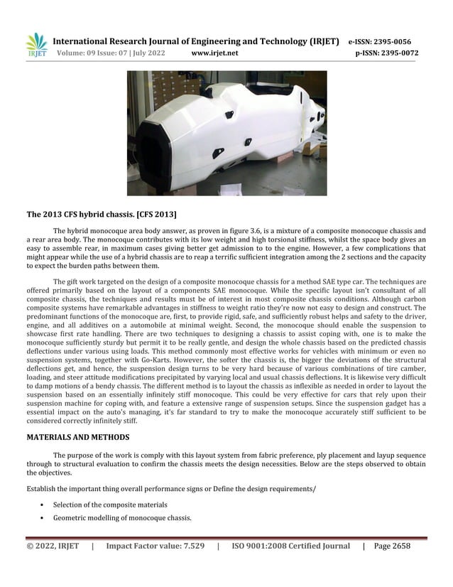 Design of carbon composite structure as an alternative material for an ...