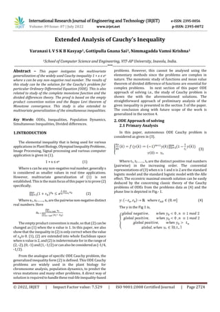 Extended Analysis of Cauchy’s Inequality | PDF