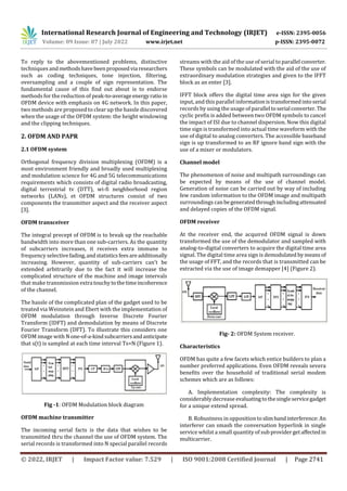 A Comparison on Different Techniques for PAPR and BER Reduction in OFDM Communication Systems | PDF
