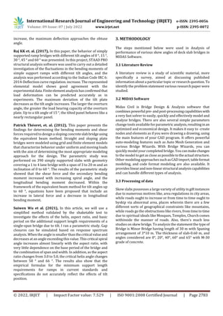Analysis of performance of various skew angles of deck slab bridges in ...